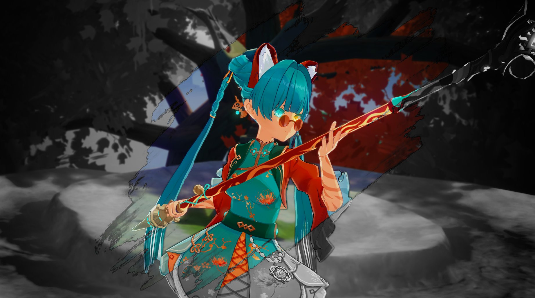 YanHu OC over Xiangling Mod for Genshin Impact | GI Mods