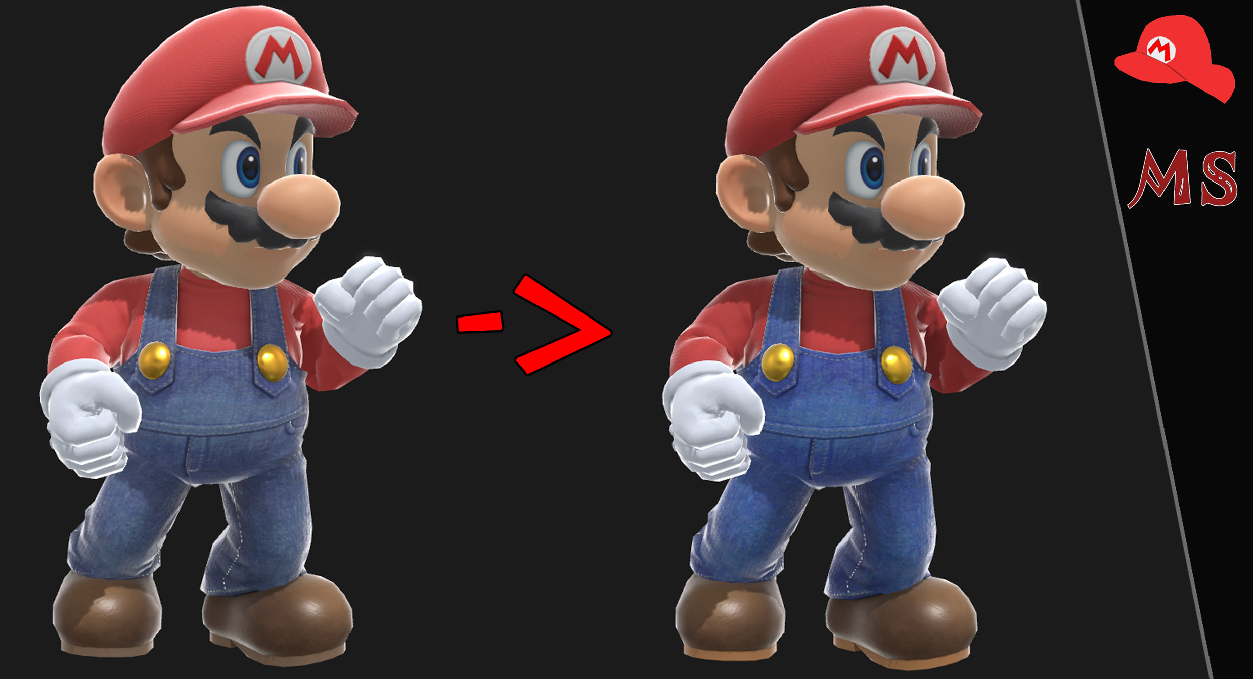 Mario Texture Fix Mod for Super Smash Bros. Ultimate | SSBU Mods