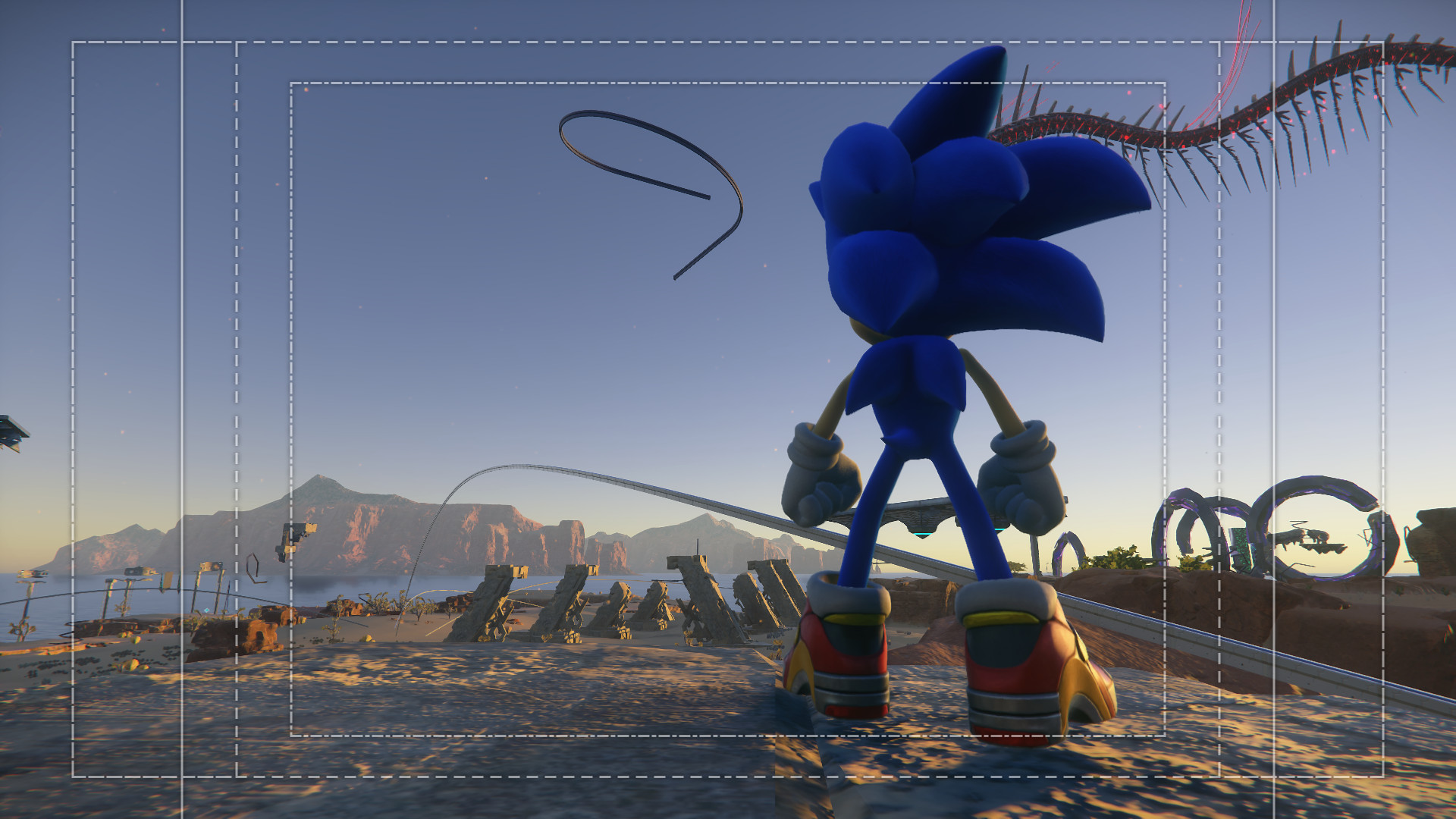 2008 TV Safe Area Guides Mod for Sonic Frontiers | Frontiers Mods