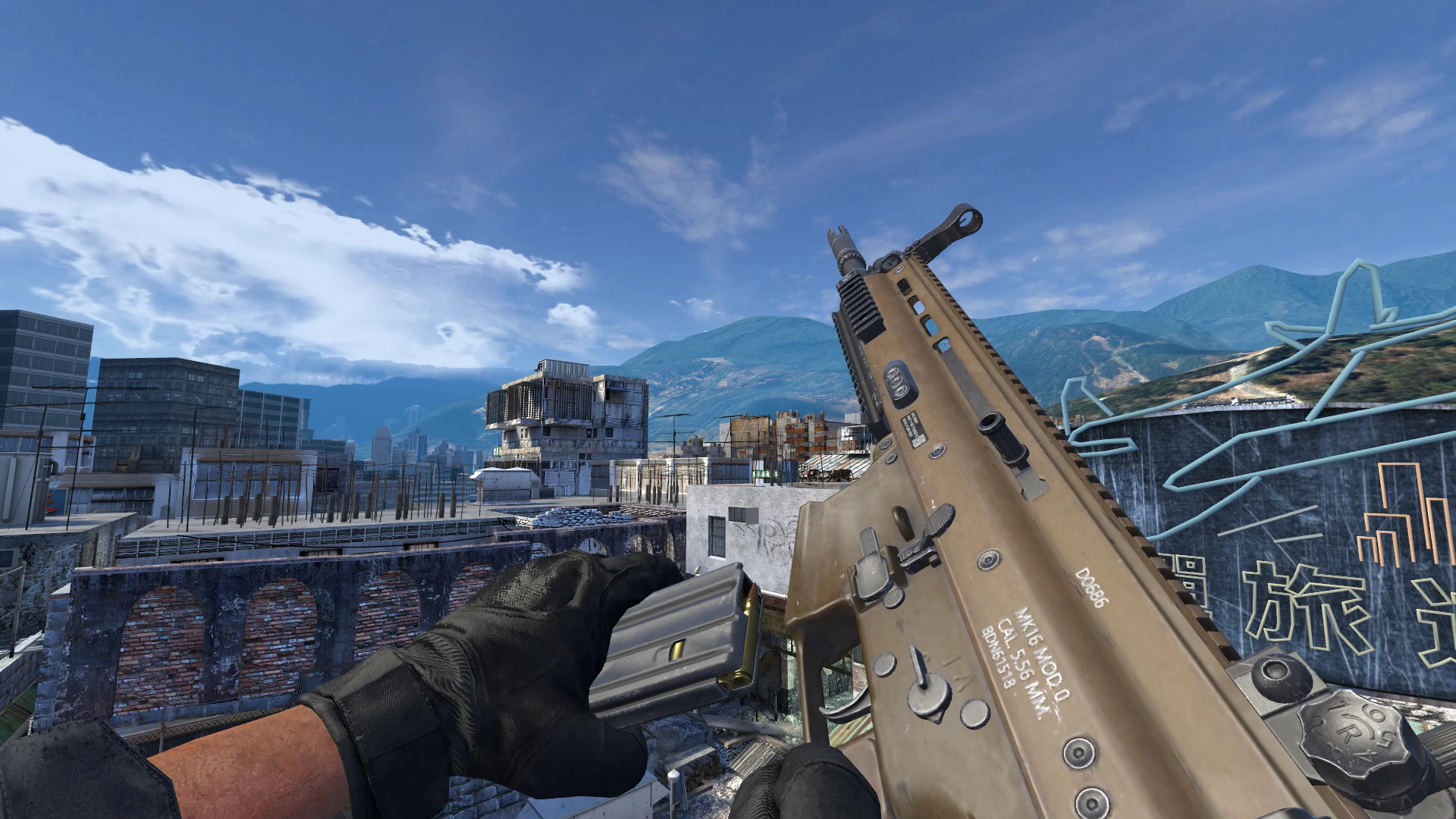 ISMC MK16 on MW22 Anims Mod for Counter-Strike: Source | CS:S Mods