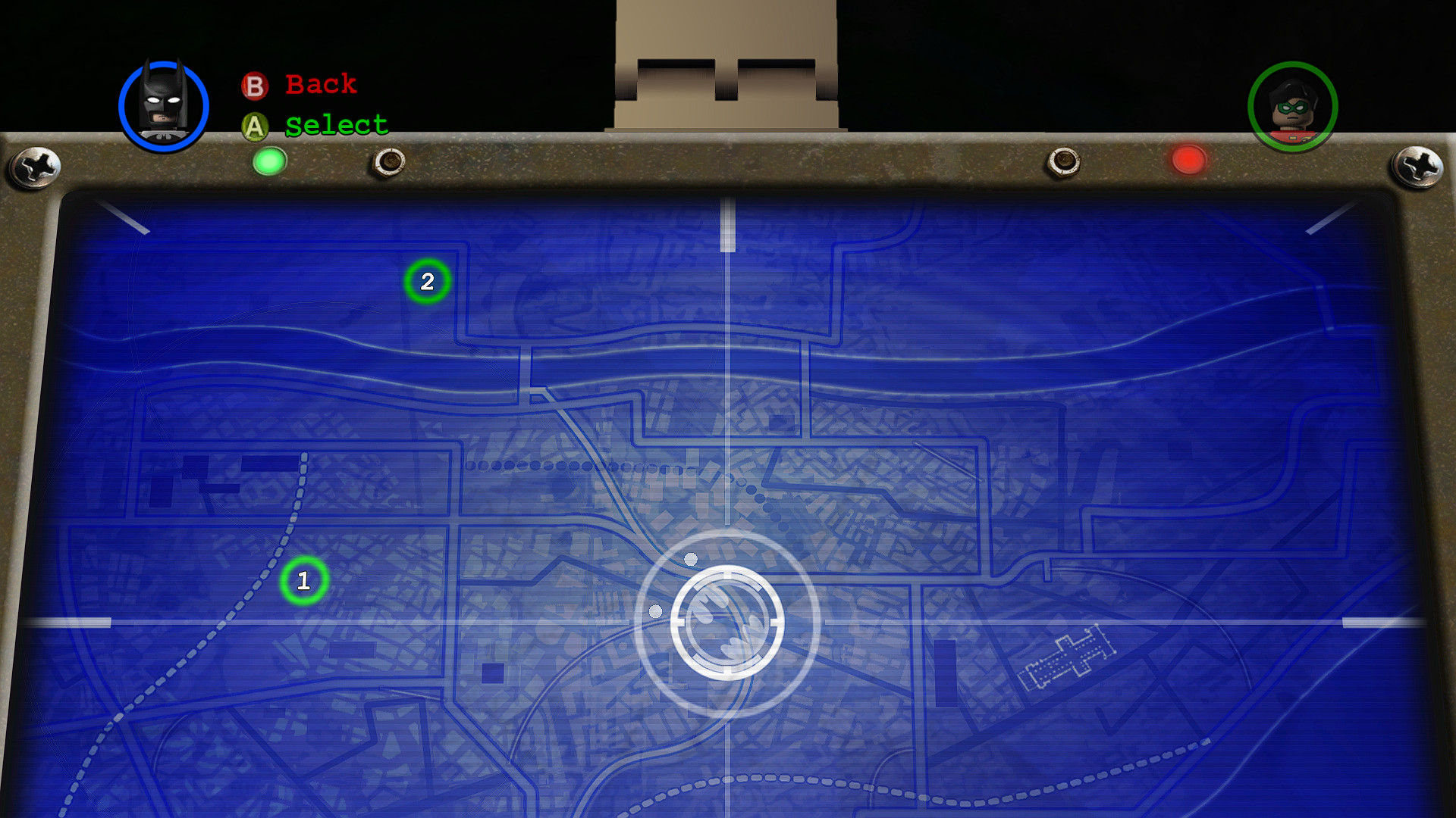 Improved PC Map Screens Mod for LEGO Batman: The Video Game | LB1 Mods