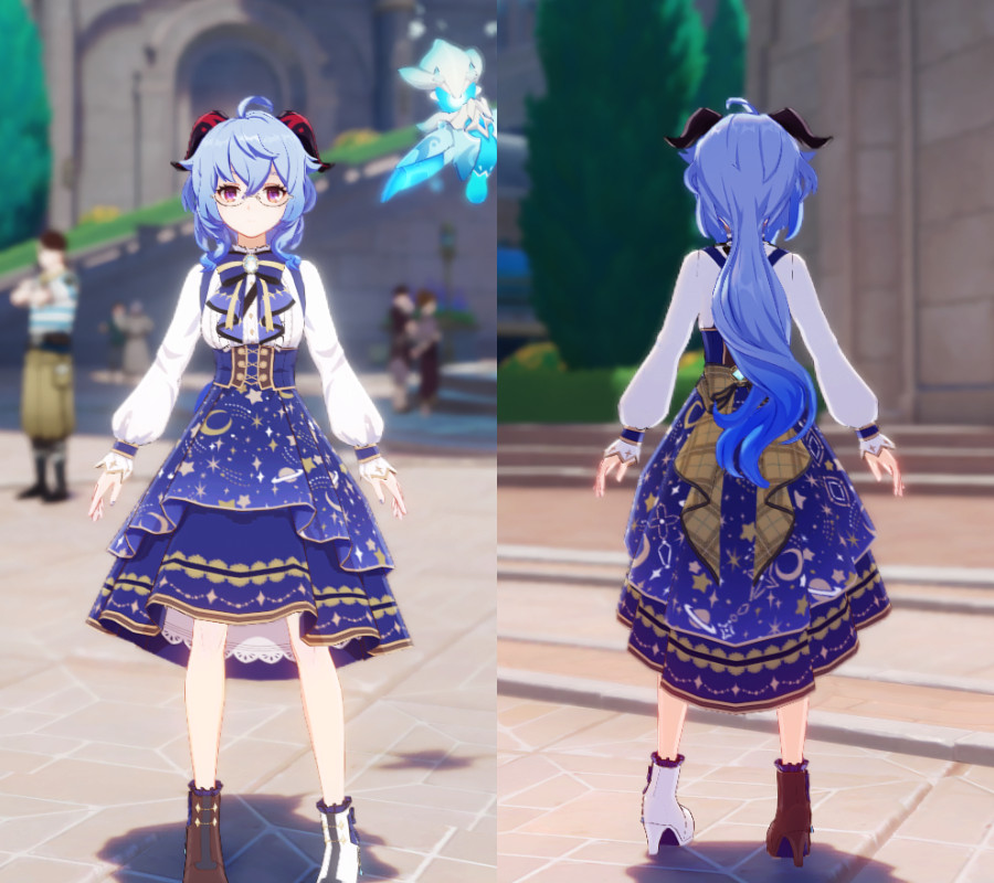 Ganyu Inlaid Stories outfit Mod for Genshin Impact | GI Mods