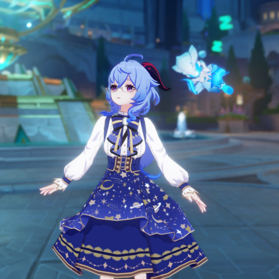 Ganyu Inlaid Stories outfit Mod for Genshin Impact | GI Mods