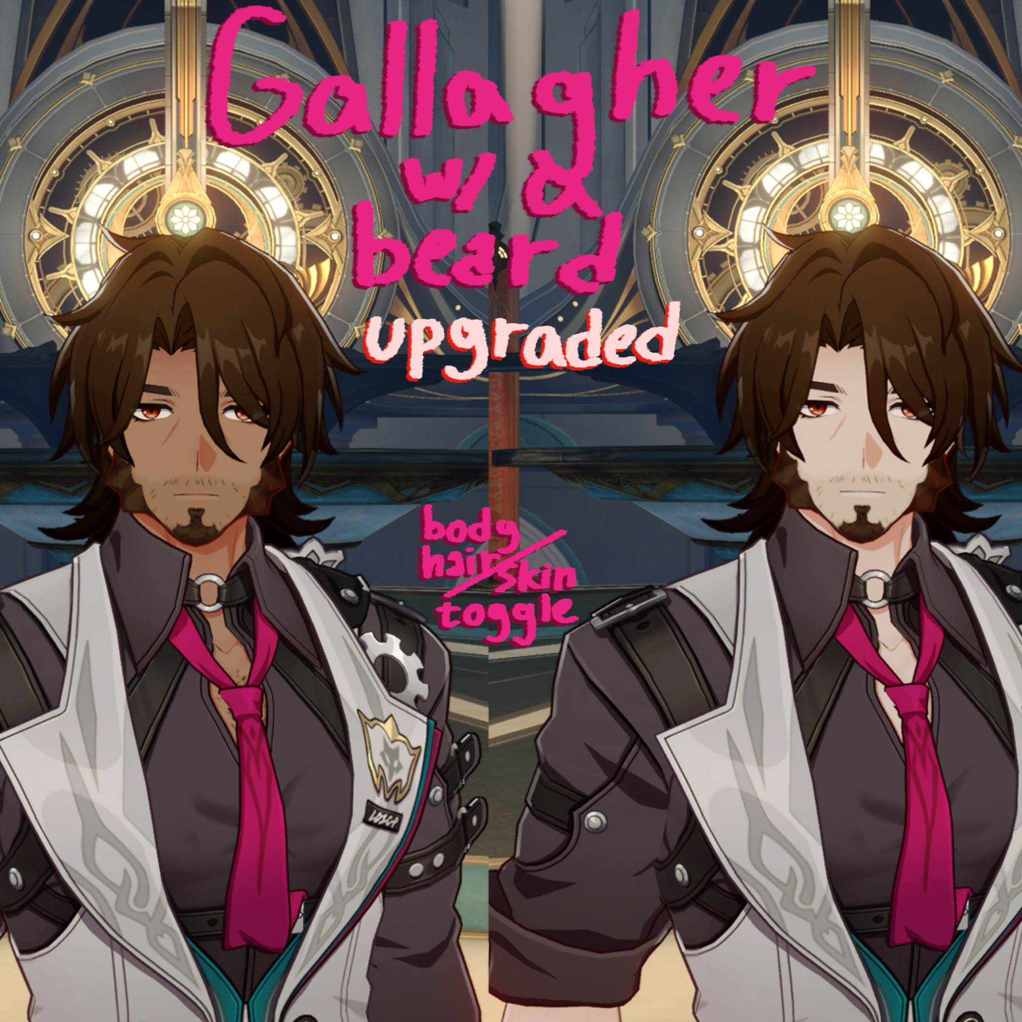 Gallagher With a BEARD (Toggle) Upgrade update Mod for Honkai Star Rail ...