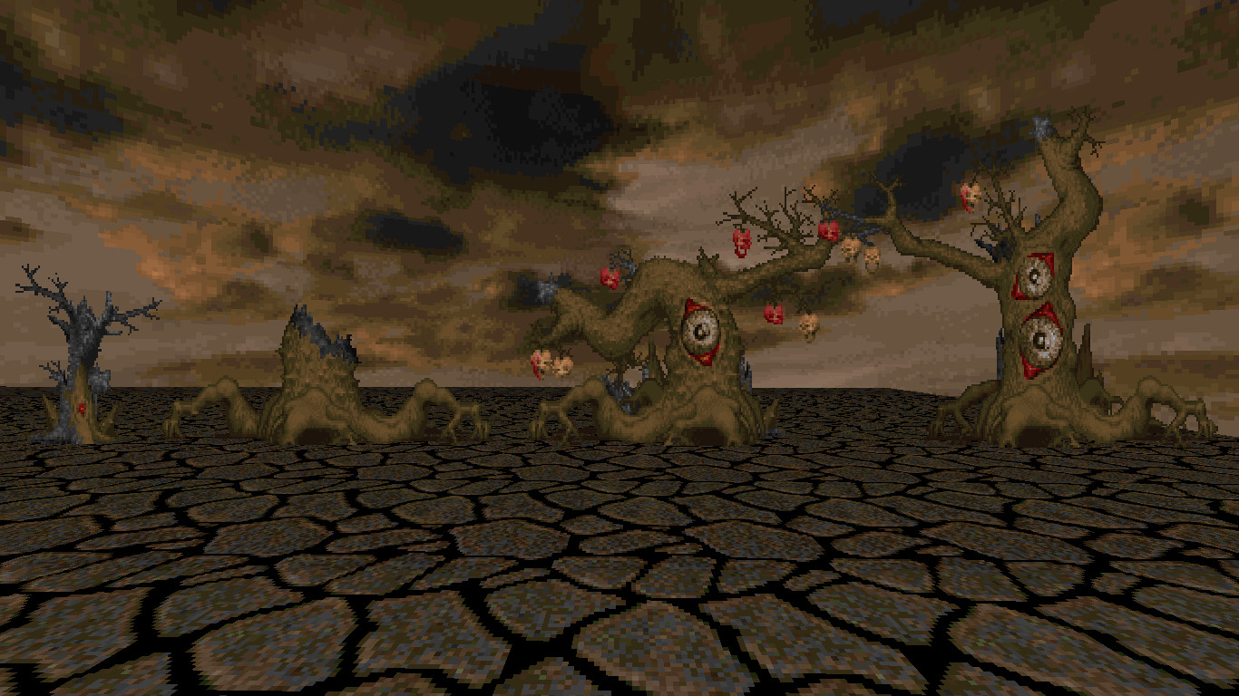 Treesource Pack | A Tree Sprite Pack Mod for Doom II | Doom II Mods