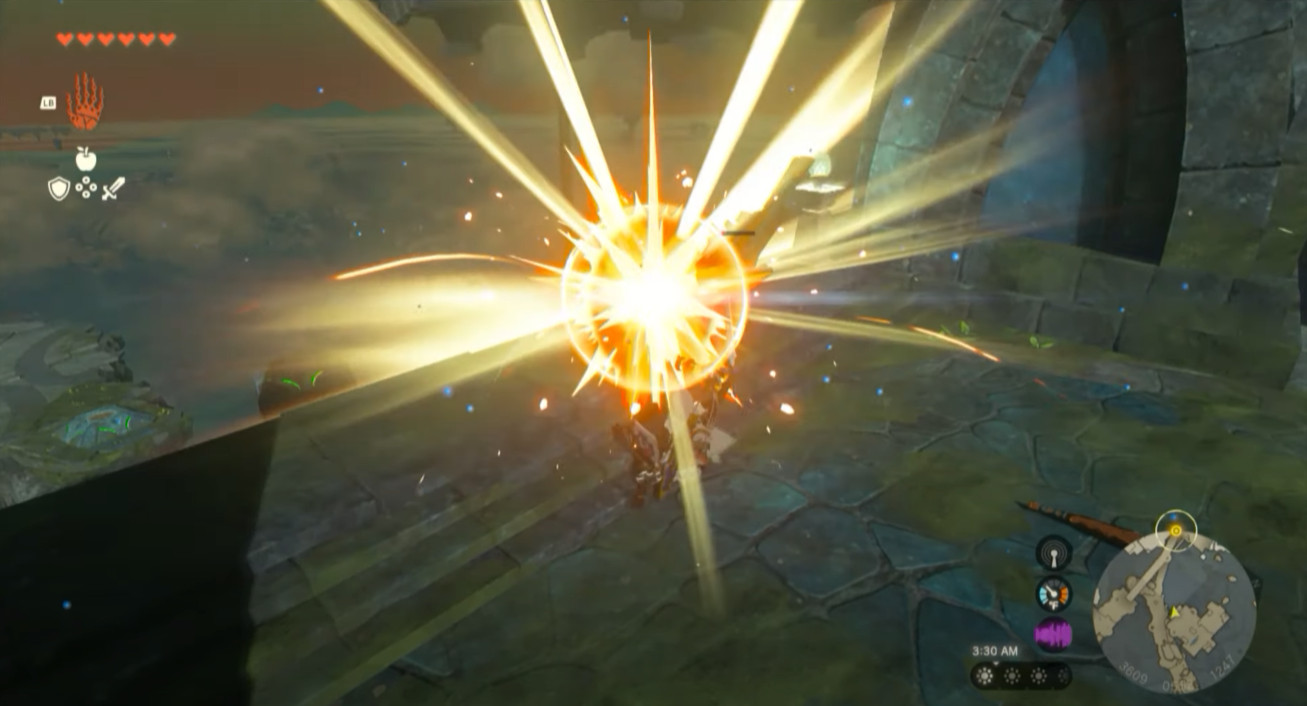 Critical hit in a combo Mod for The Legend of Zelda: Tears of the ...