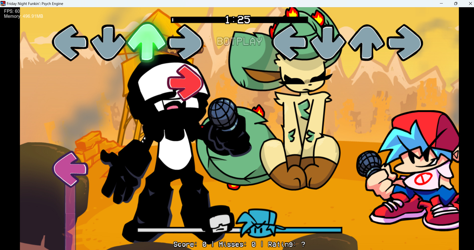 the leafeon from vee funkin over gf Mod for Friday Night Funkin' | FNF Mods