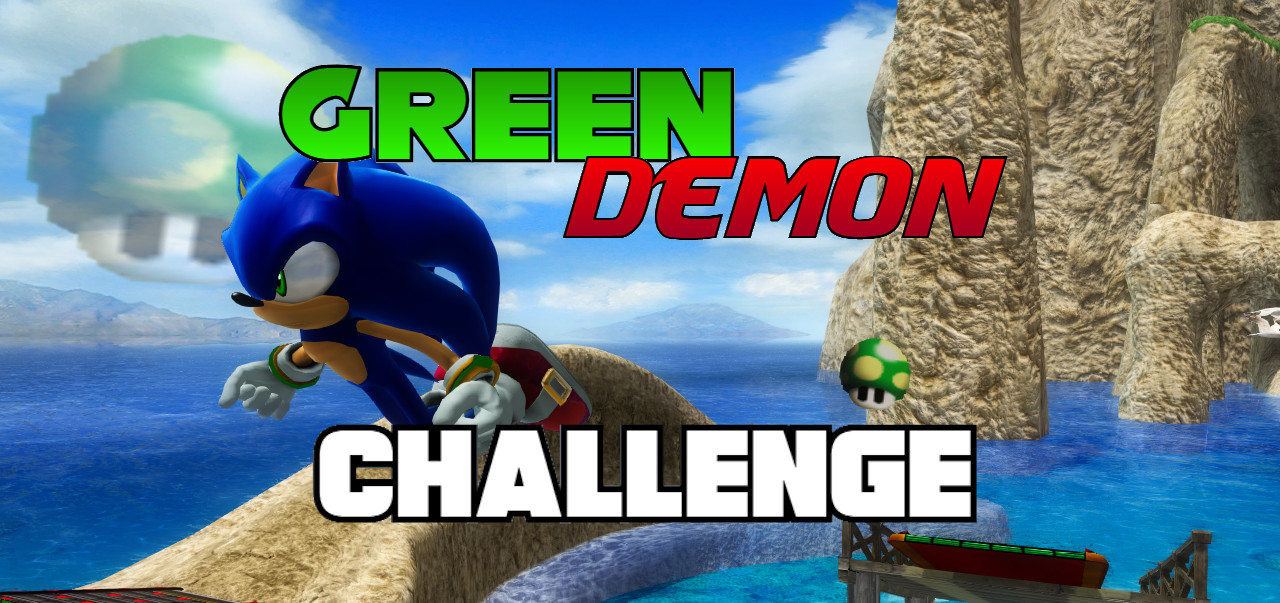 Green Demon Challenge Mod for Sonic the Hedgehog: Project '06 | Sonic P ...