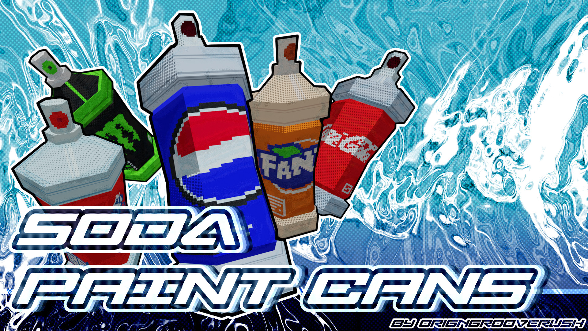 Soda Paint Cans Mod for Bomb Rush Cyberfunk | BRC Mods