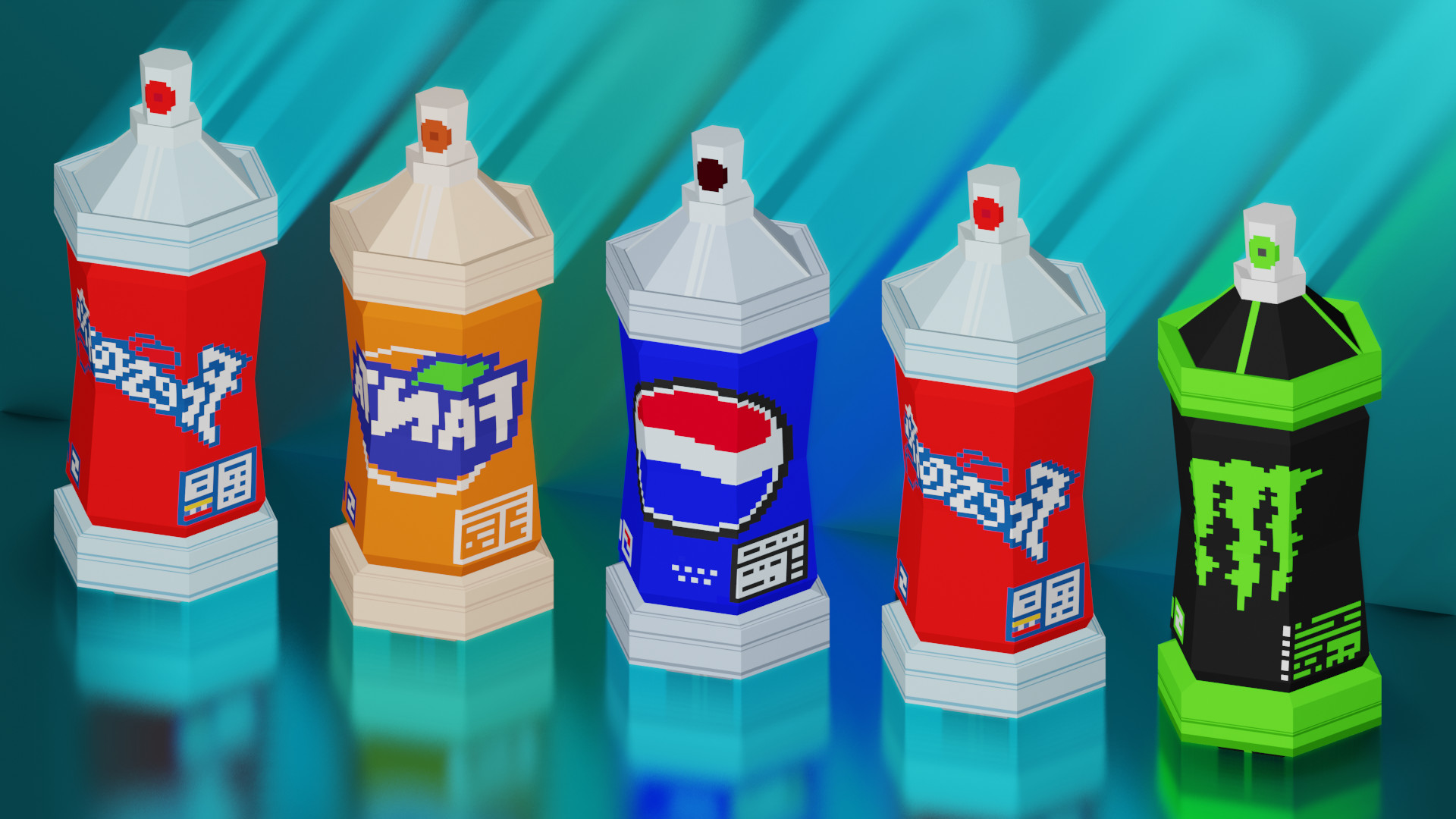 Soda Paint Cans Mod for Bomb Rush Cyberfunk | BRC Mods