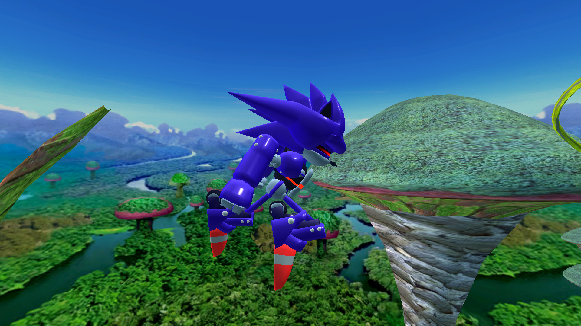 Mecha Sonic Mod for Sonic World DX | SWDX Mods