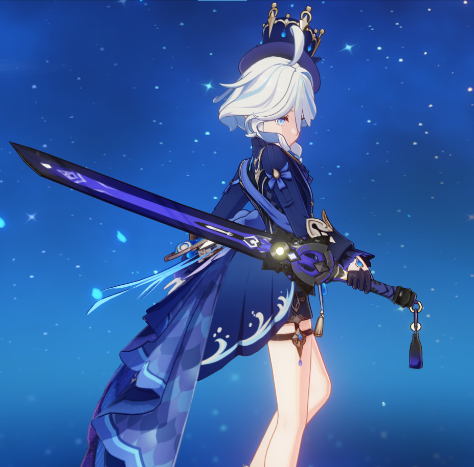 Blue Blackcliff Longsword Mod for Genshin Impact | GI Mods