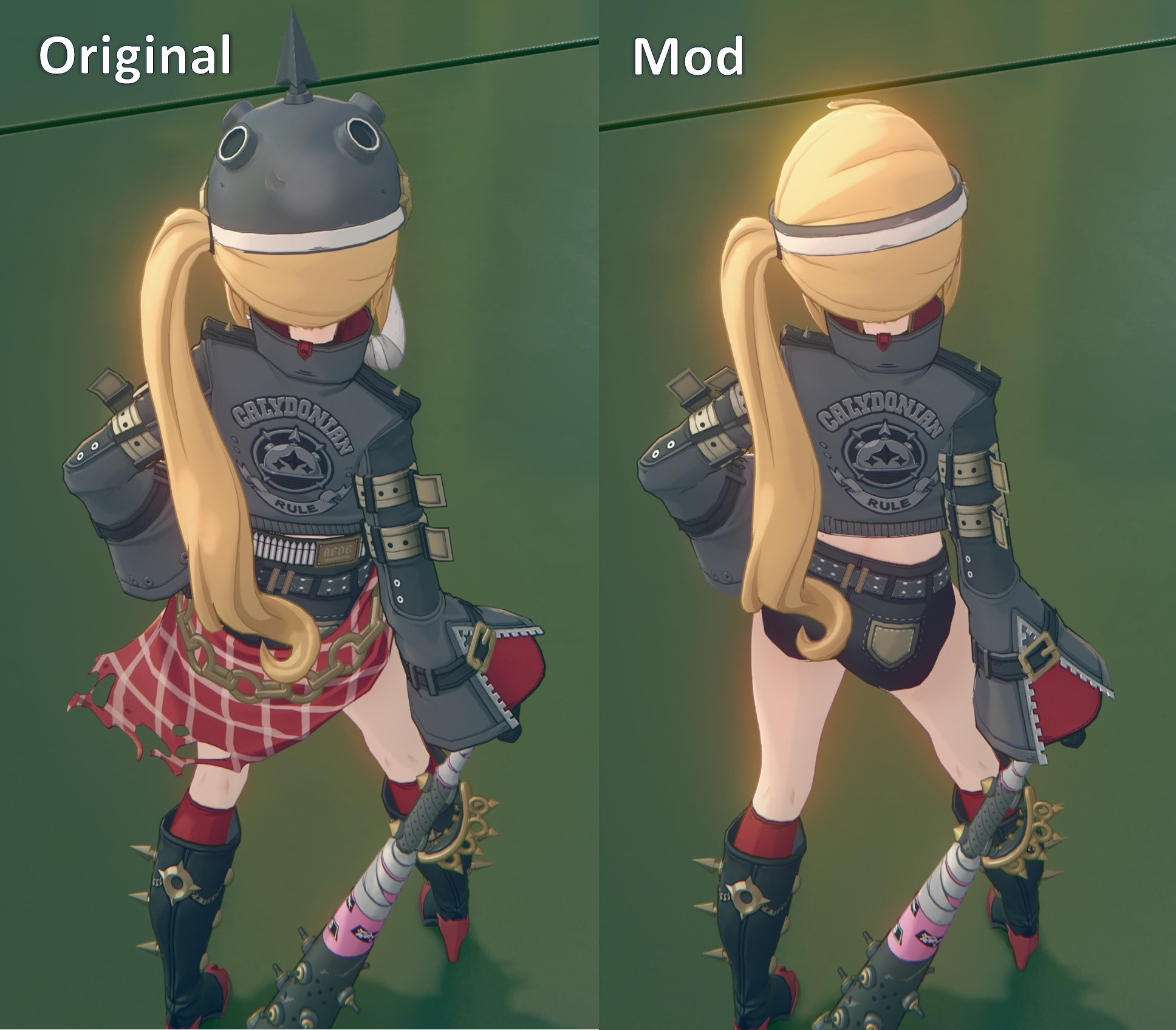 Lucy - Simple Hat + Shorts Mod for Zenless Zone Zero | ZZZ Mods