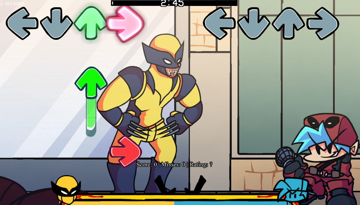 FNF' VS Deadpool and Wolverine MOD Mod for Friday Night Funkin' | FNF Mods