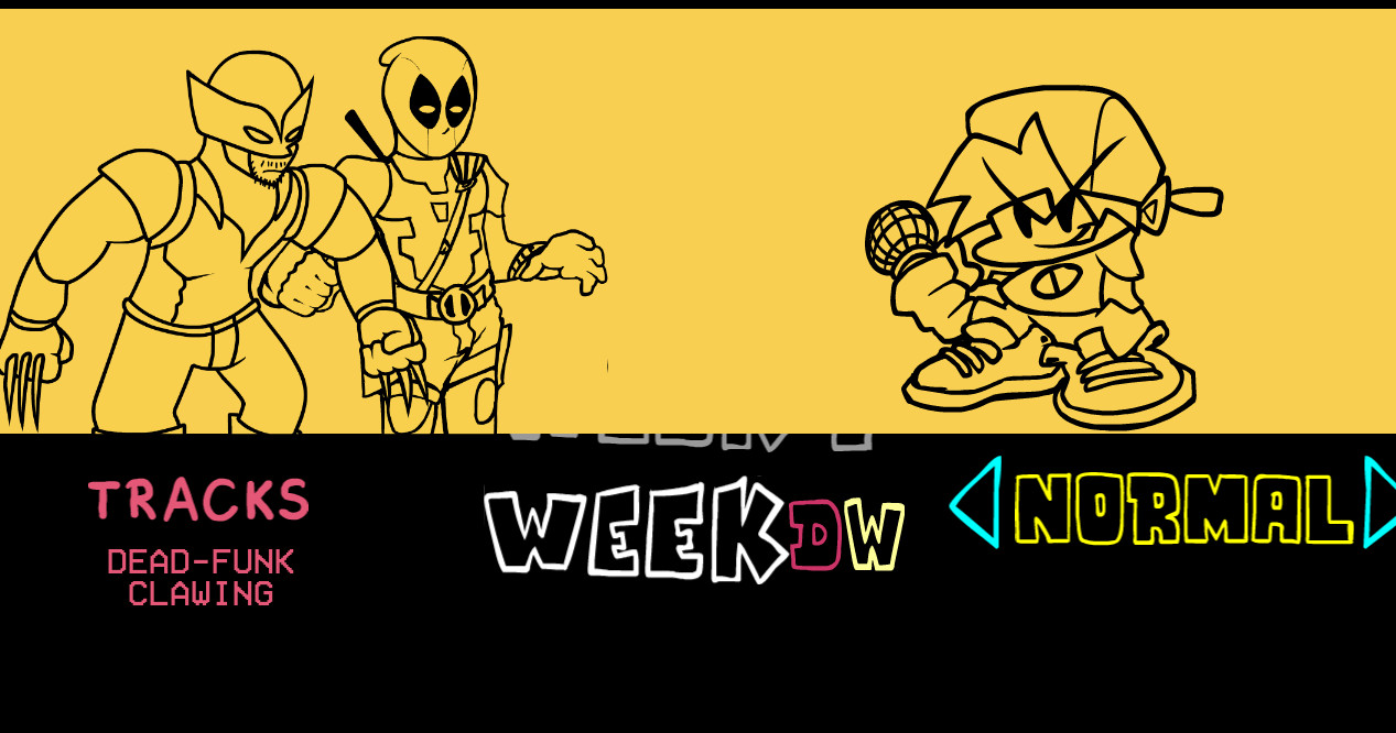 FNF' VS Deadpool and Wolverine MOD Mod for Friday Night Funkin' | FNF Mods