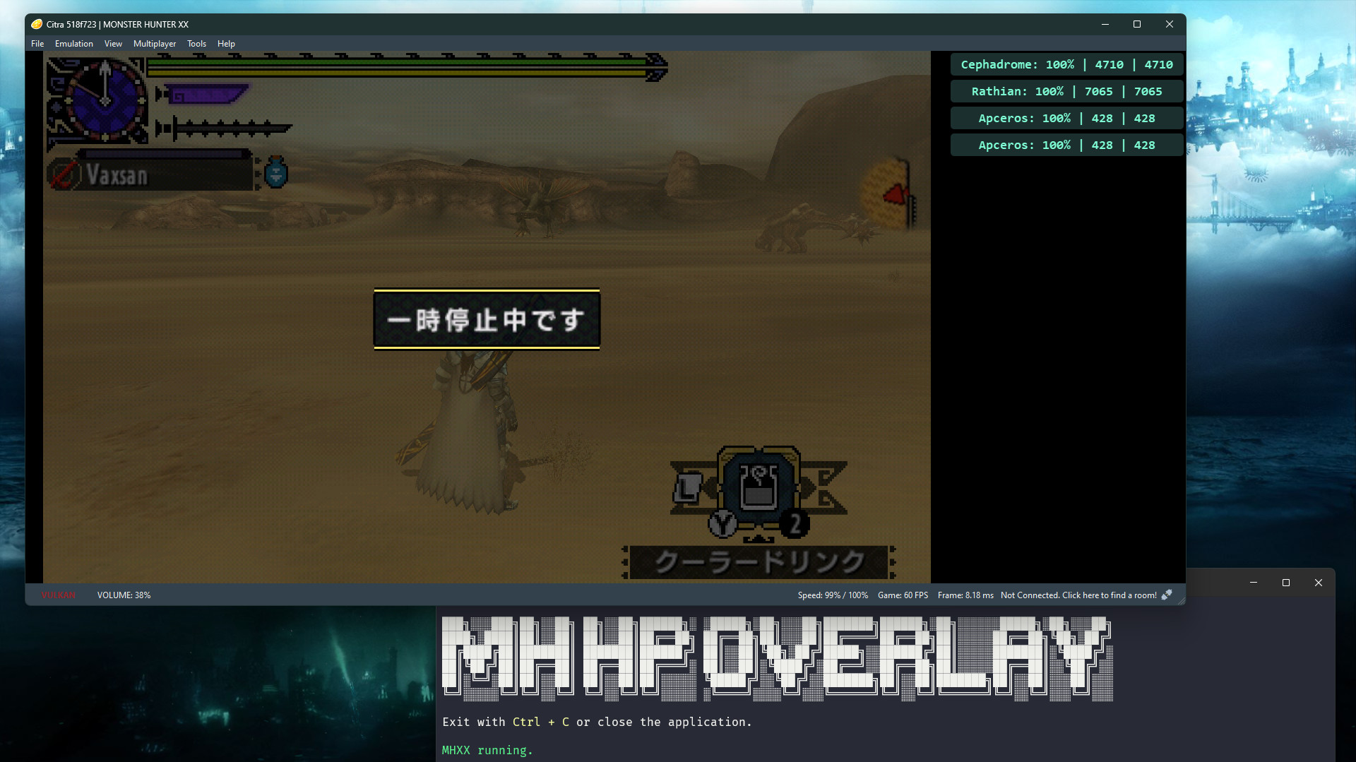 MH HP Overlay For 3DS Emulator Monster Hunter Double Cross Mods