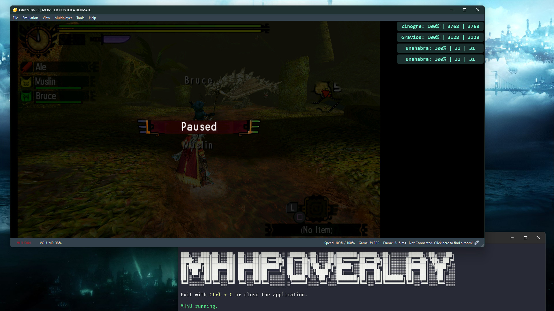 MH-HP-Overlay-For-3DS-Emulator Mod for Monster Hunter Double Cross ...