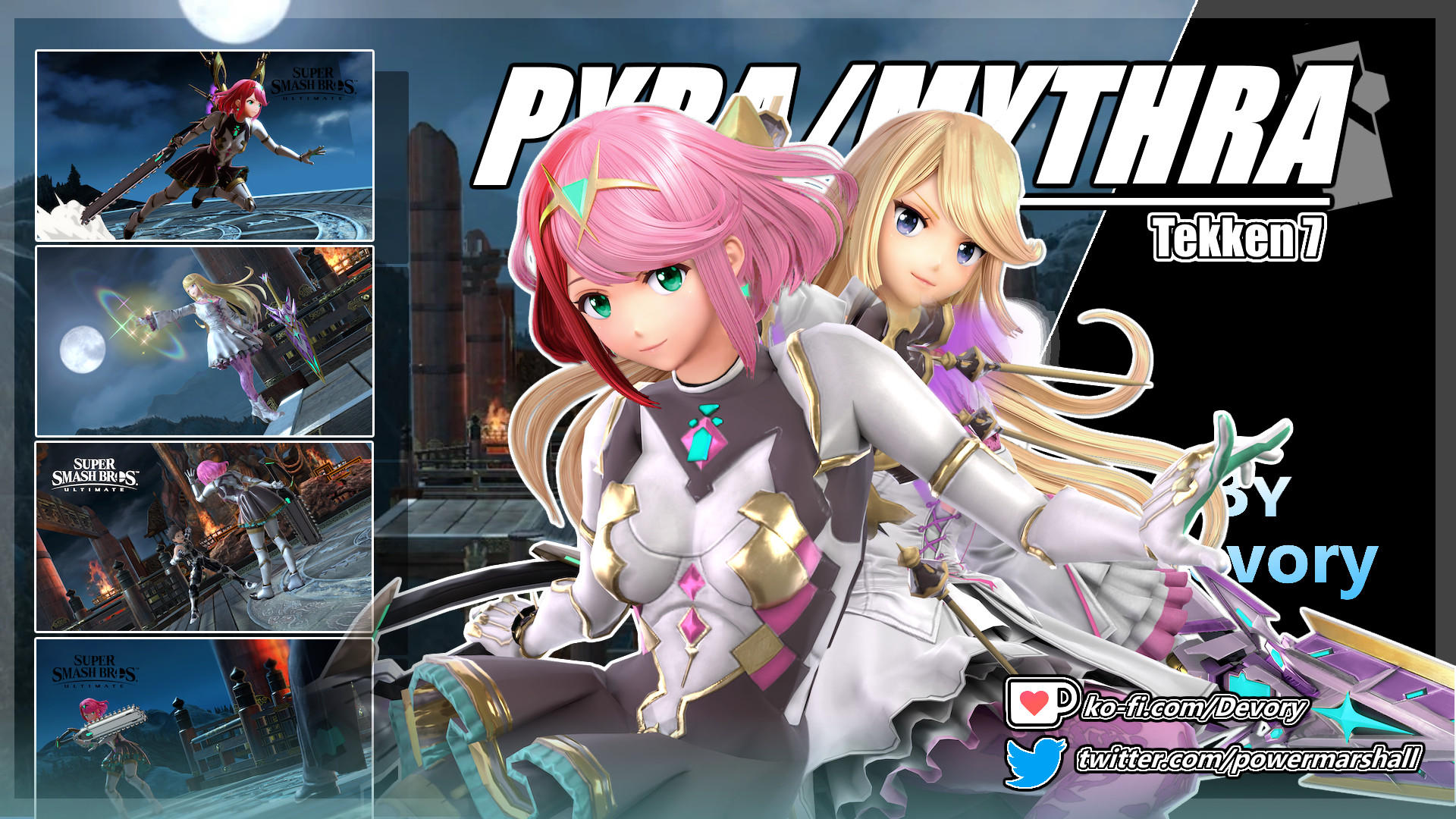 Tekken 7 Pyra/Mythra Mod for Super Smash Bros. Ultimate | SSBU Mods