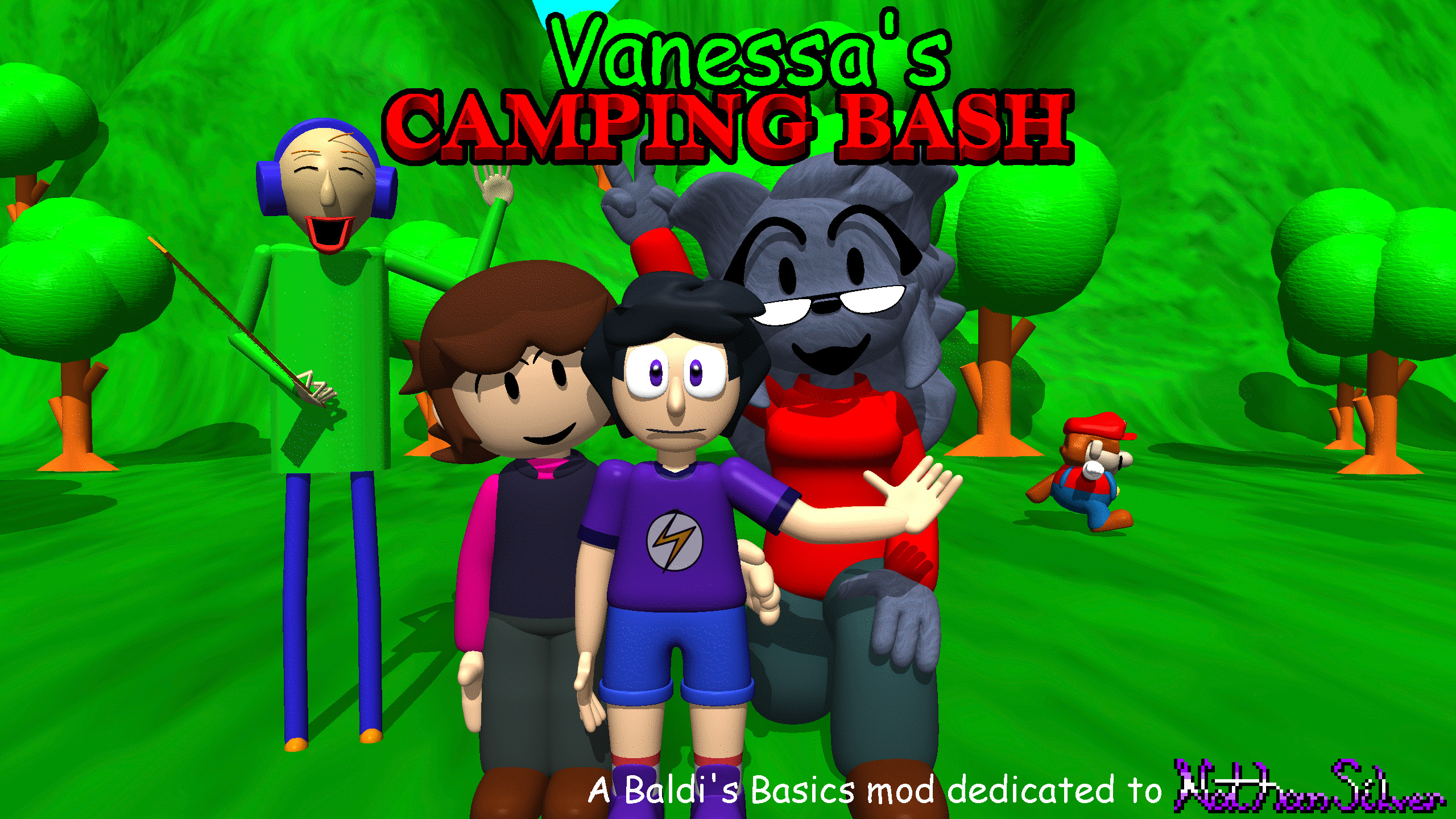 Vanessa's Camping Bash Mod for Baldi's Basics | Baldi Mods