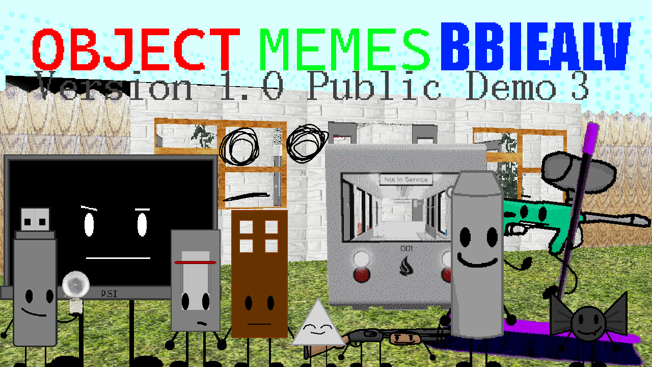 Object Memes BBIEALV Demo 3 Mod for Baldi's Basics | Baldi Mods