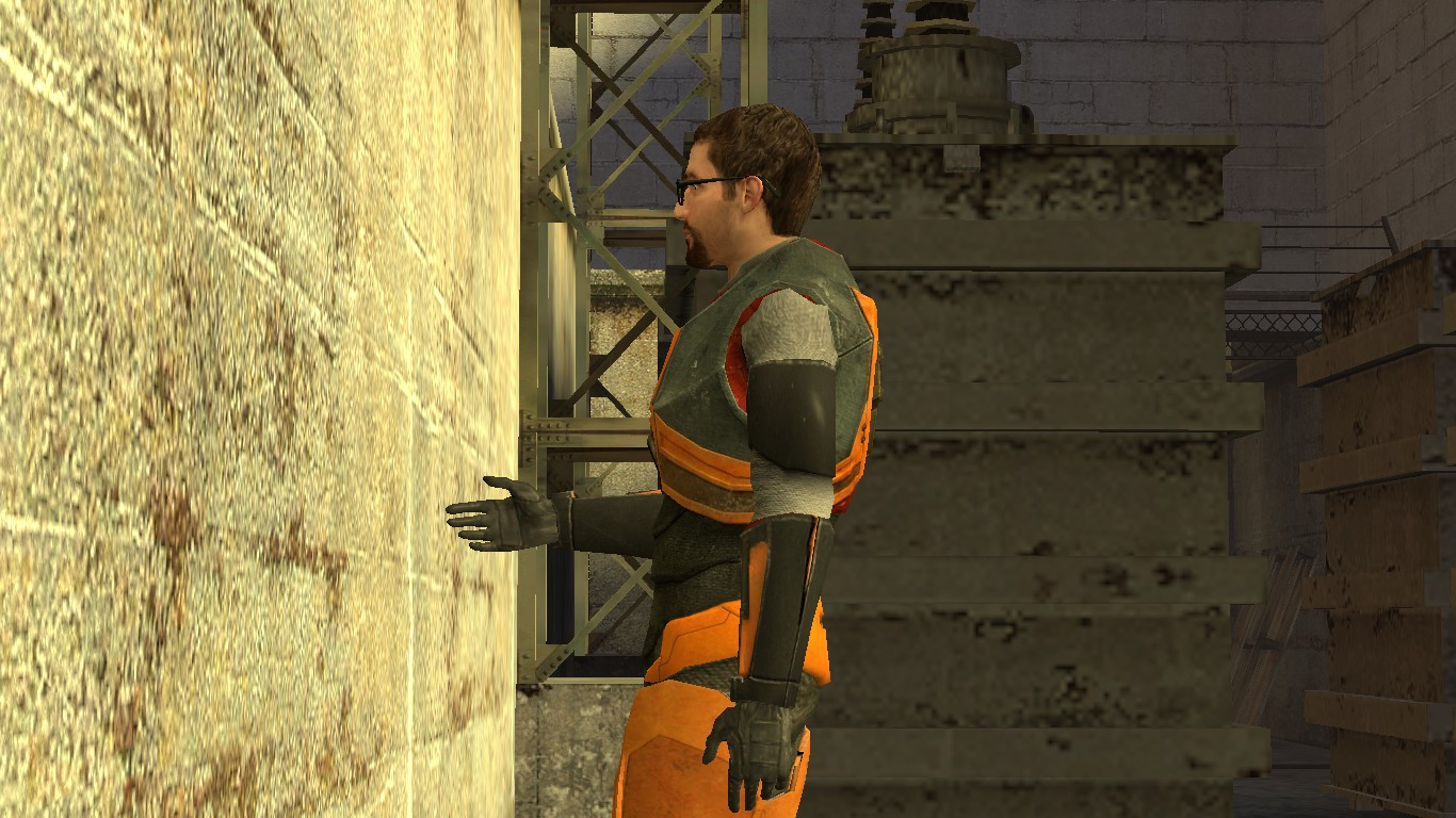 Half Life 2 Gordon Freeman Model I 3D Printed & Painted Gordon Freeman