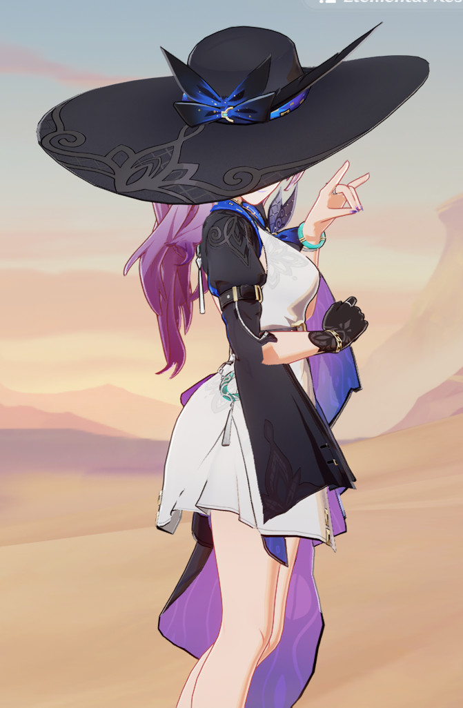 Jade from HSR over Yae Miko Mod for Genshin Impact | GI Mods