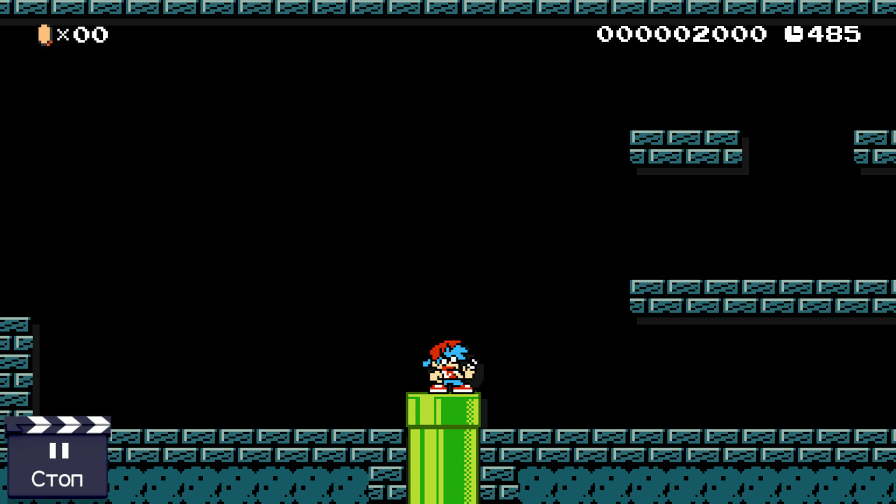 Boyfriend from FNF Mod for Super Mario Maker | SMM Mods