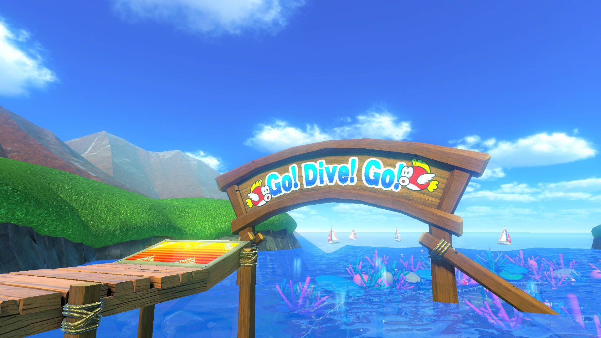 3DS Cheep Cheep Lagoon (Tour Model) V1 Mod for Mario Kart 8 Deluxe ...