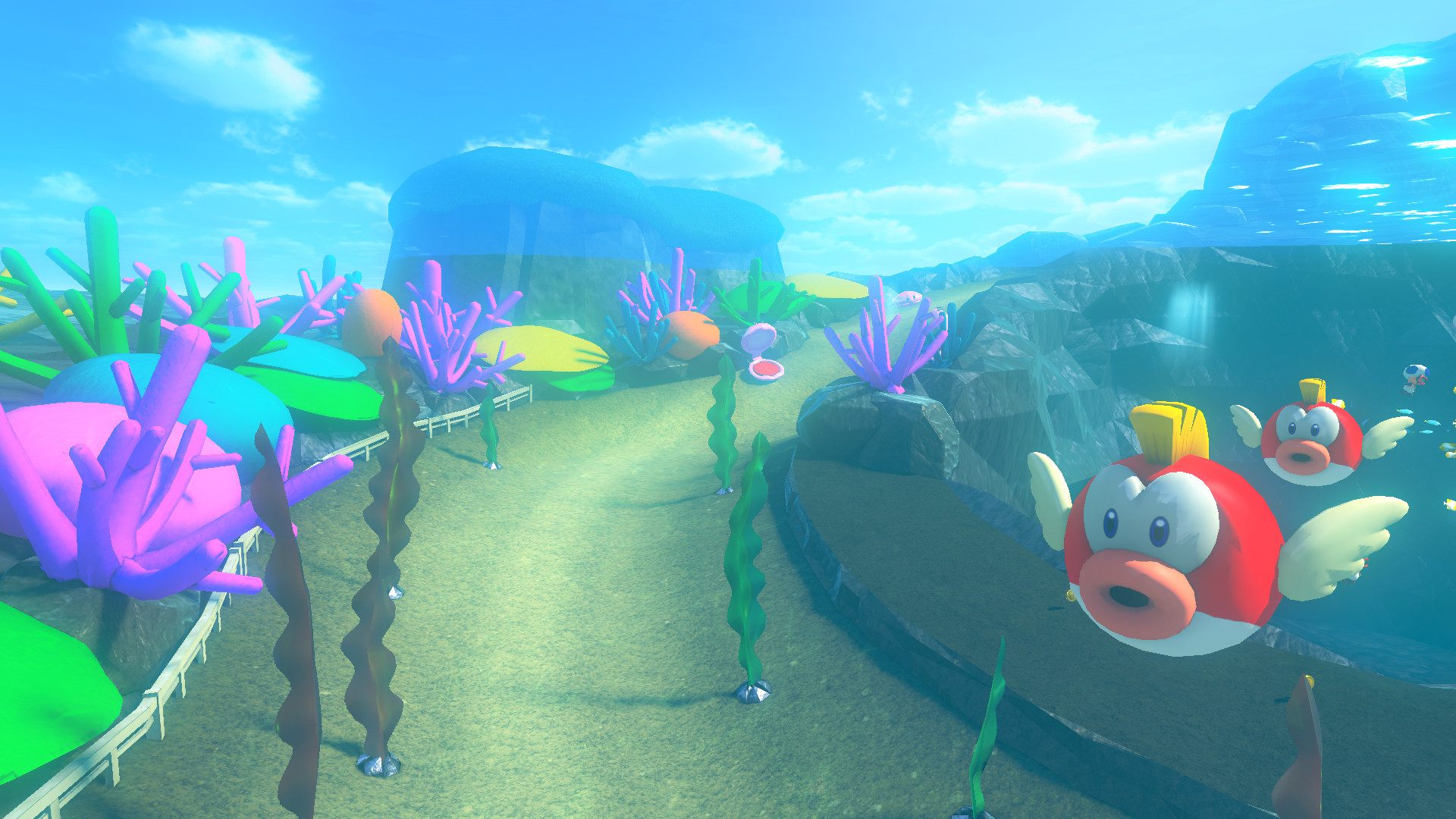 3DS Cheep Cheep Lagoon (Tour Model) V1 Mod for Mario Kart 8 Deluxe ...