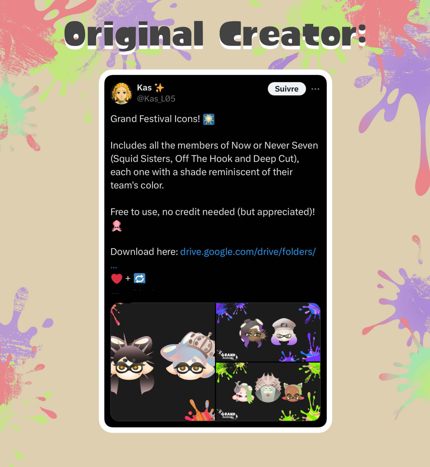 GrandFest Styled Idol Badges Mod for Splatoon 3 | Splatoon 3 Mods