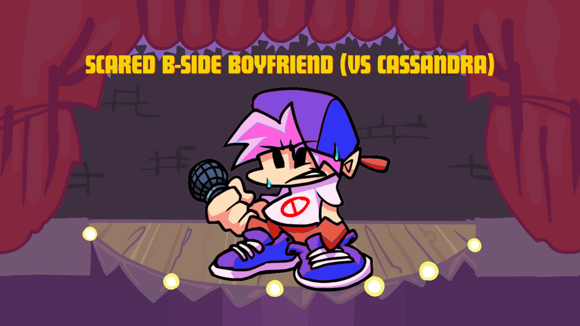 Scared B-side Boyfriend (VS Cassandra) Mod for Friday Night Funkin ...
