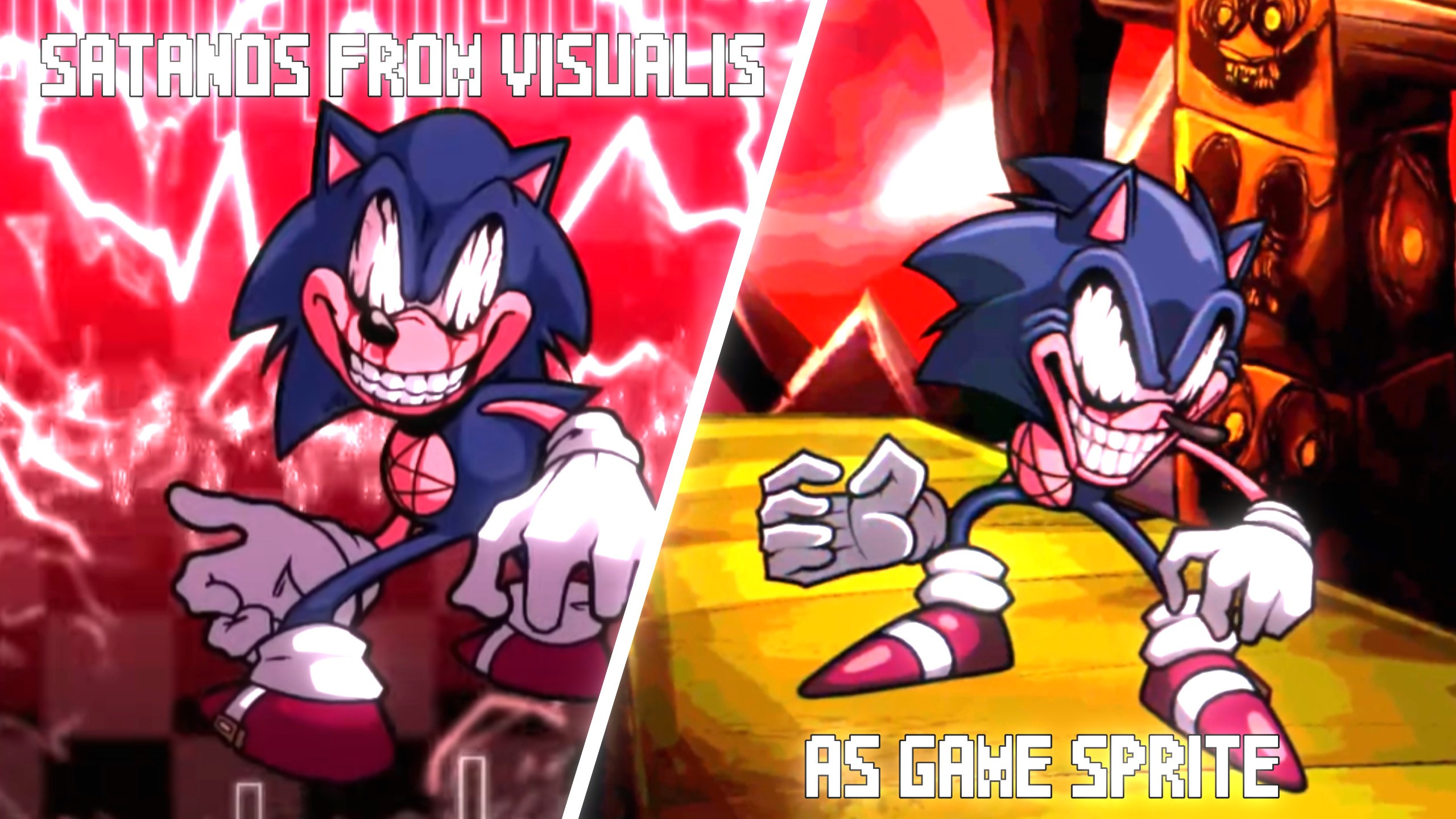 SATANOS SPRITES (From Visuals in Game) Mod for Friday Night Funkin ...