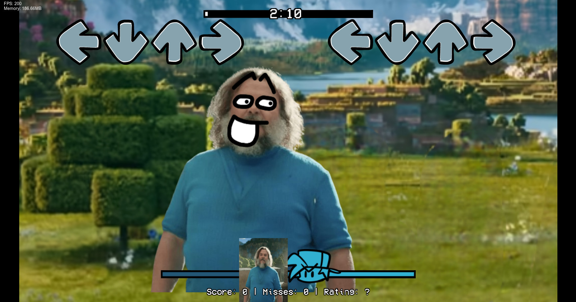 I Am Steve Mid Effort Mod for Friday Night Funkin' | FNF Mods