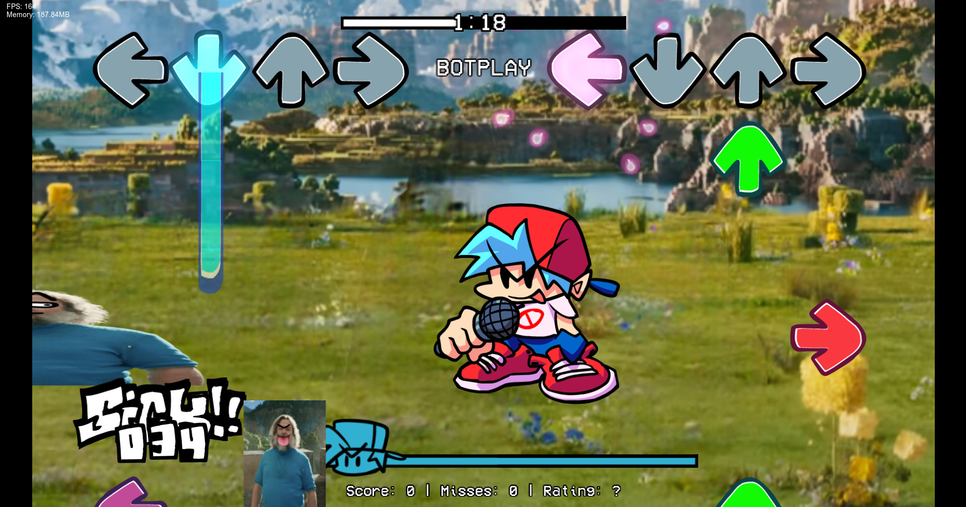 I Am Steve Mid Effort Mod for Friday Night Funkin' | FNF Mods