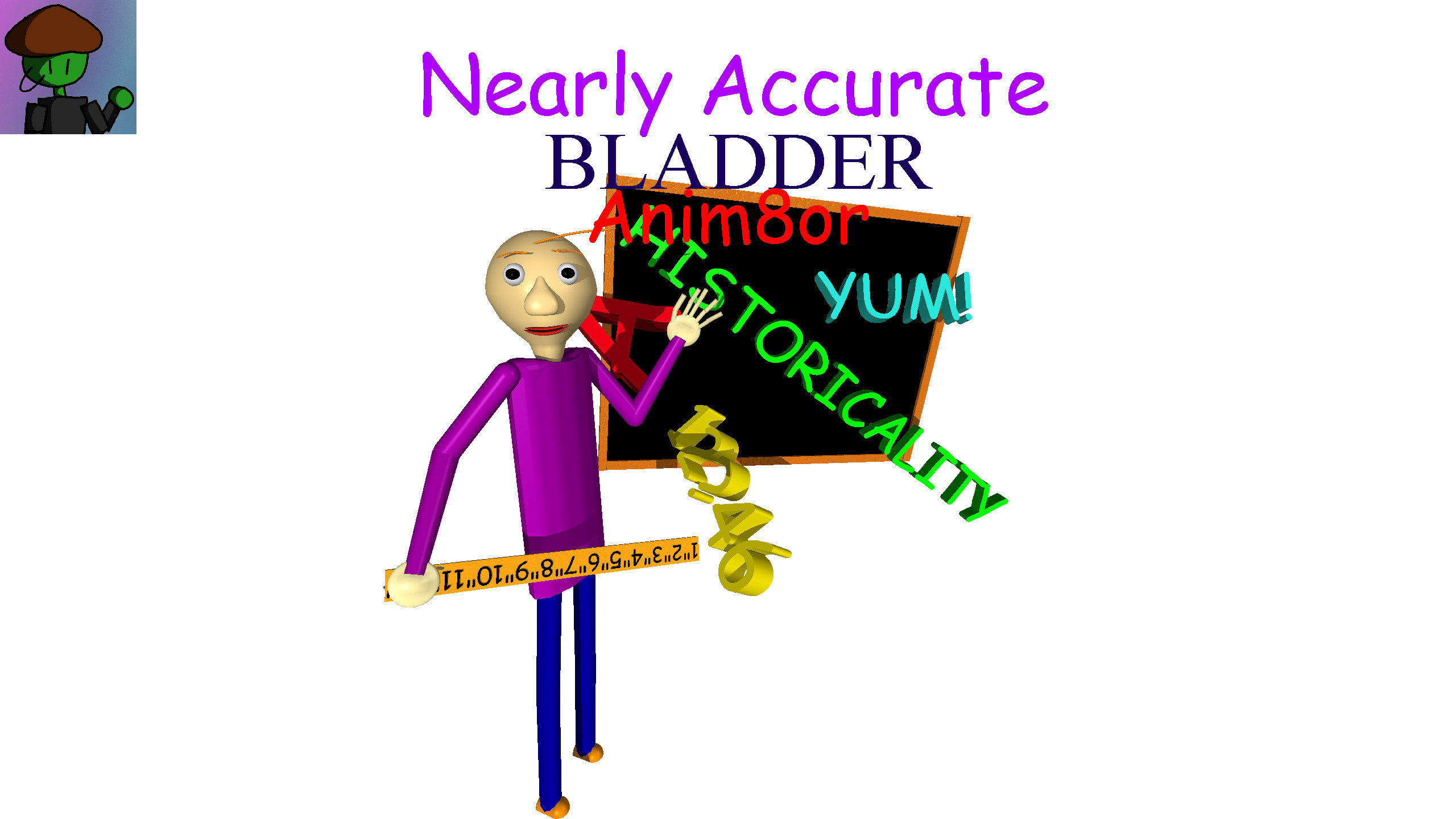 Nearly Accurate Bladder Anim8or (V2) Mod for Baldi's Basics | Baldi Mods