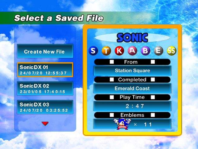 Classic SegaSonic UI Mod for Sonic Adventure DX | SADX Mods