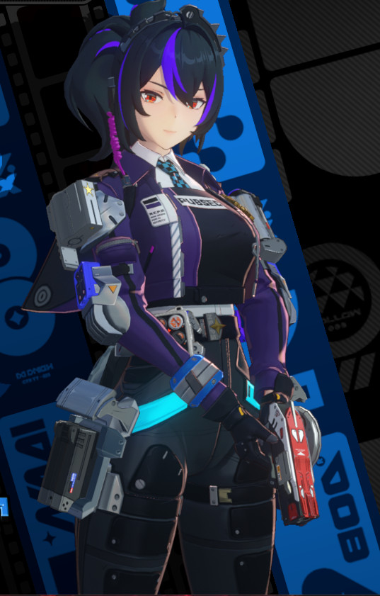 Vapor-Purple Cop Mod for Zenless Zone Zero | ZZZ Mods