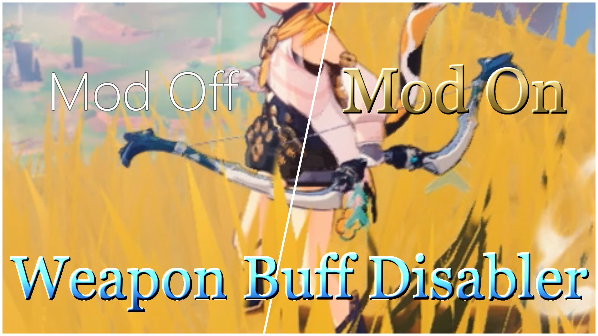 [v6.1]Weapon Buff Remover Mod for Genshin Impact | GI Mods