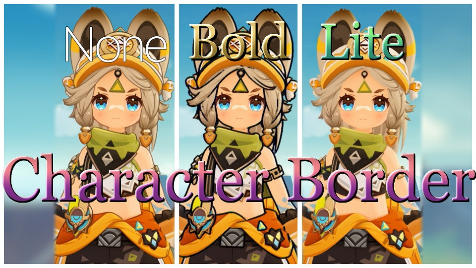 [v6.1]Character Border Mod for Genshin Impact | GI Mods