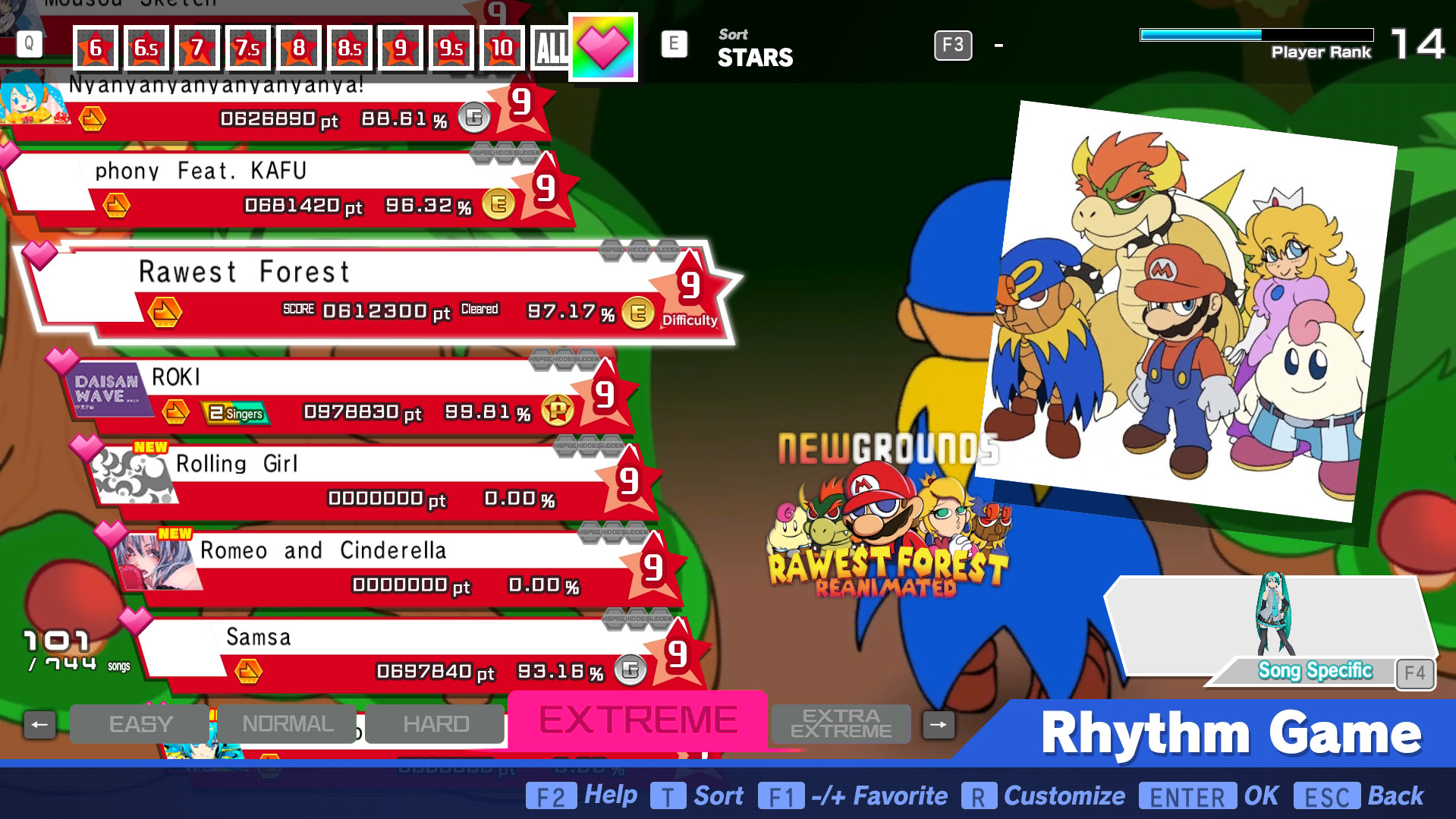 Rawest Forest Remake Mod for Hatsune Miku: Project DIVA Mega Mix+ ...