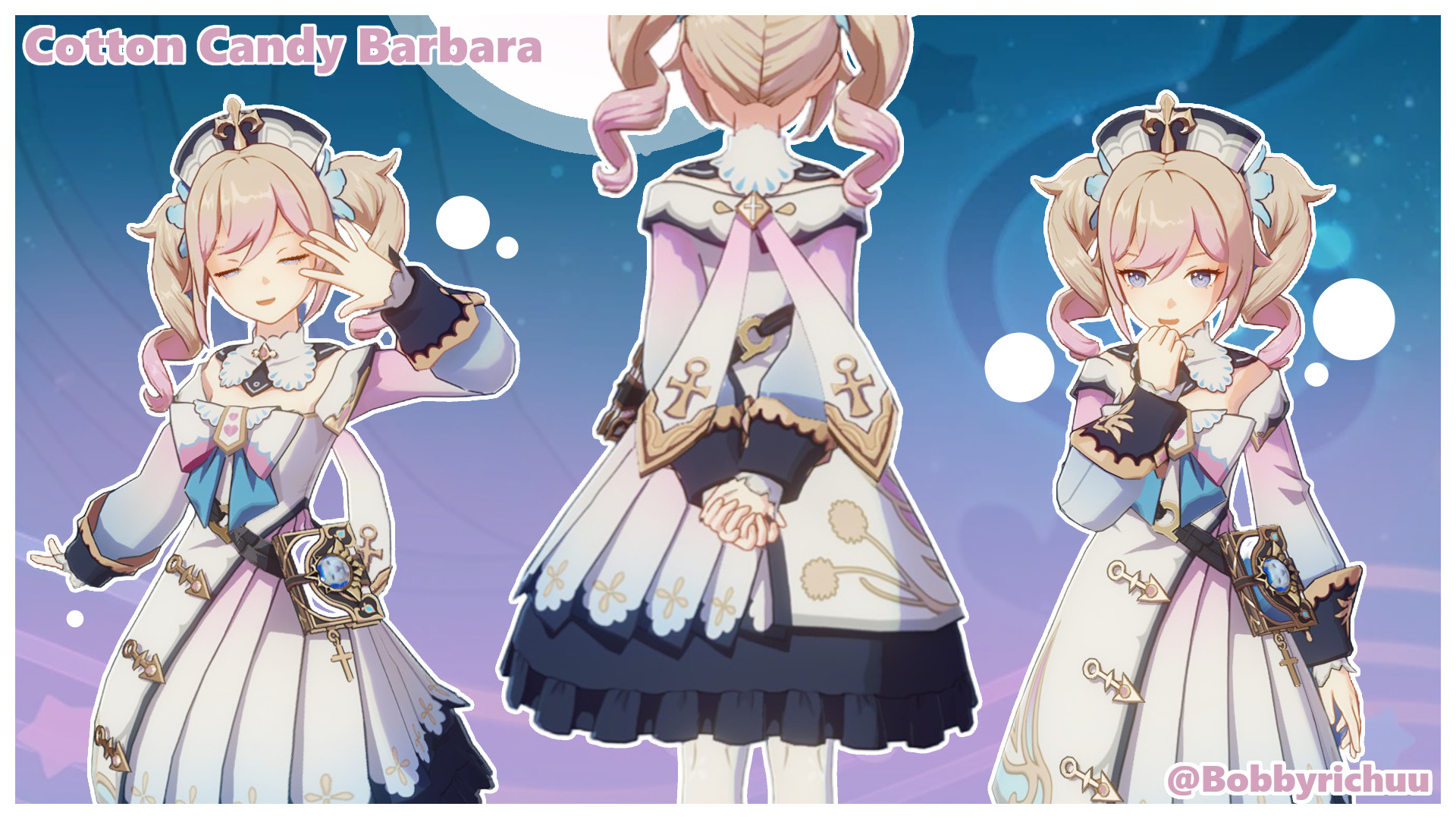 Cotton Candy Barbara Mod for Genshin Impact | GI Mods