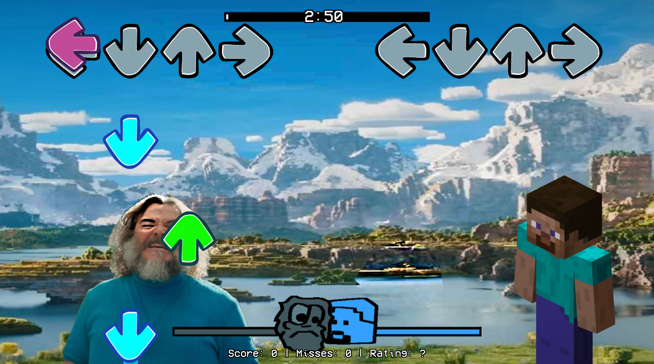 A Minecraft Aethos | I AM STEVE Mod for Friday Night Funkin' | FNF Mods