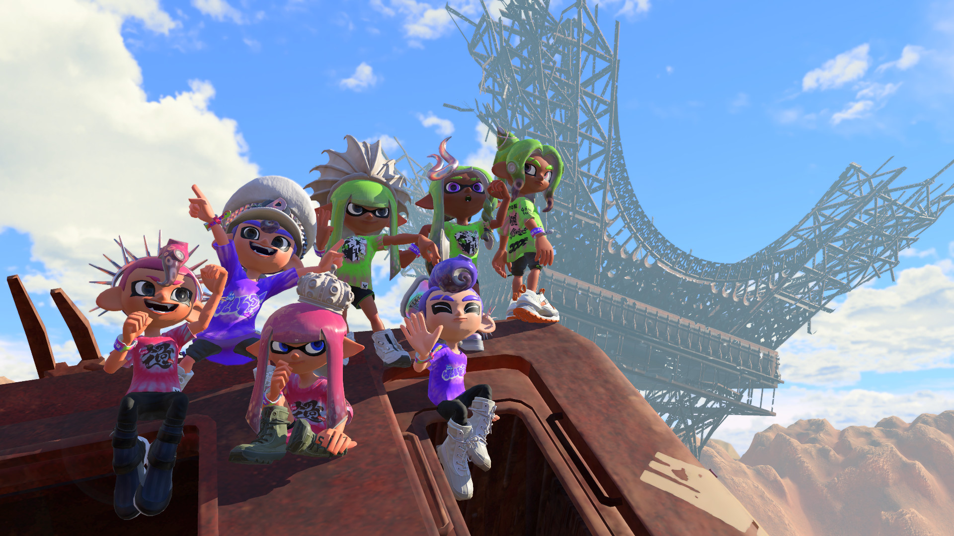 Tie-Dye Grand Festival Tees Mod for Splatoon 3 | Splatoon 3 Mods