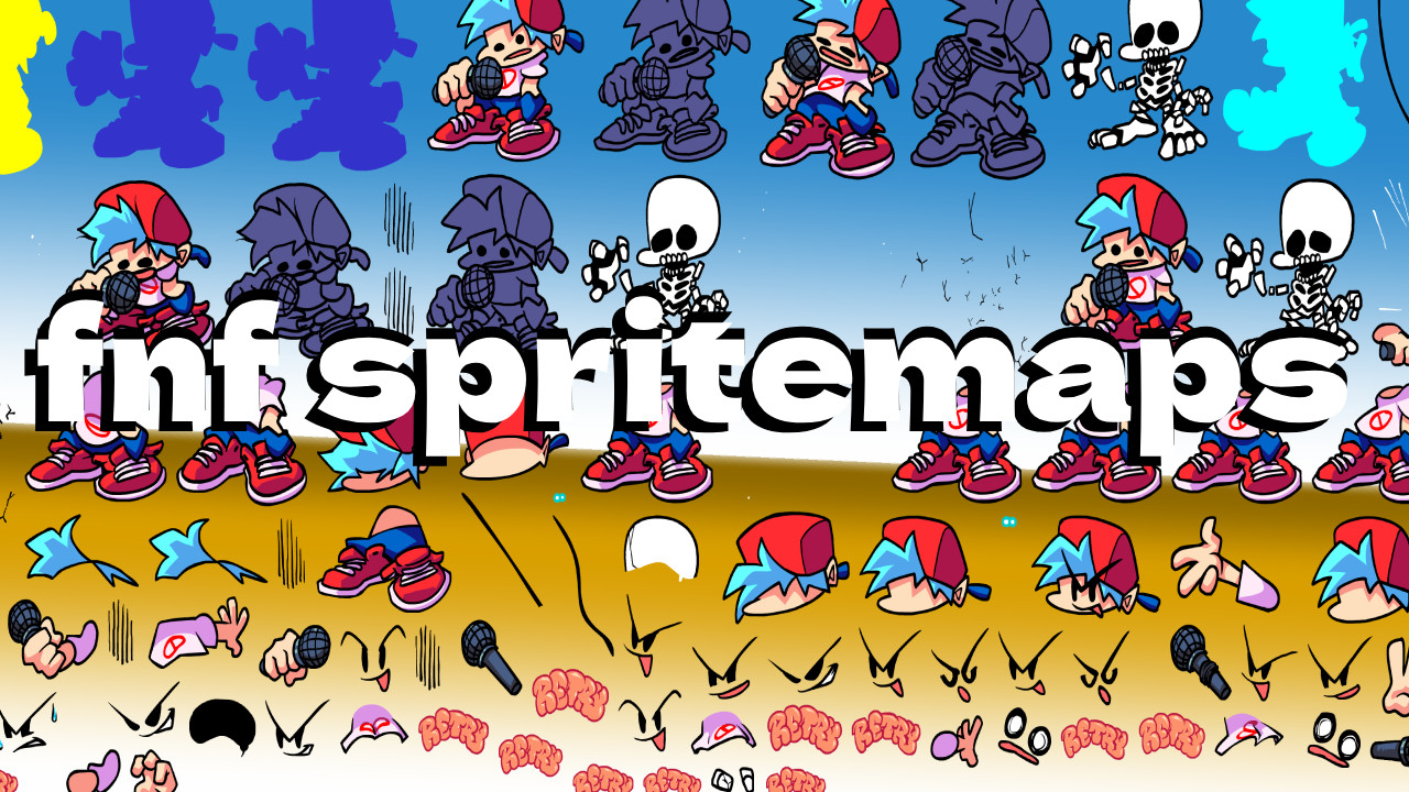 FNF Character Spritemaps Mod for Friday Night Funkin' | FNF Mods