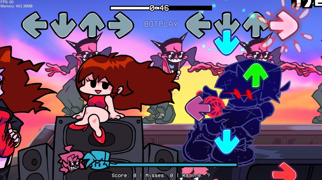 playable cosmic bf Mod for Friday Night Funkin' | FNF Mods