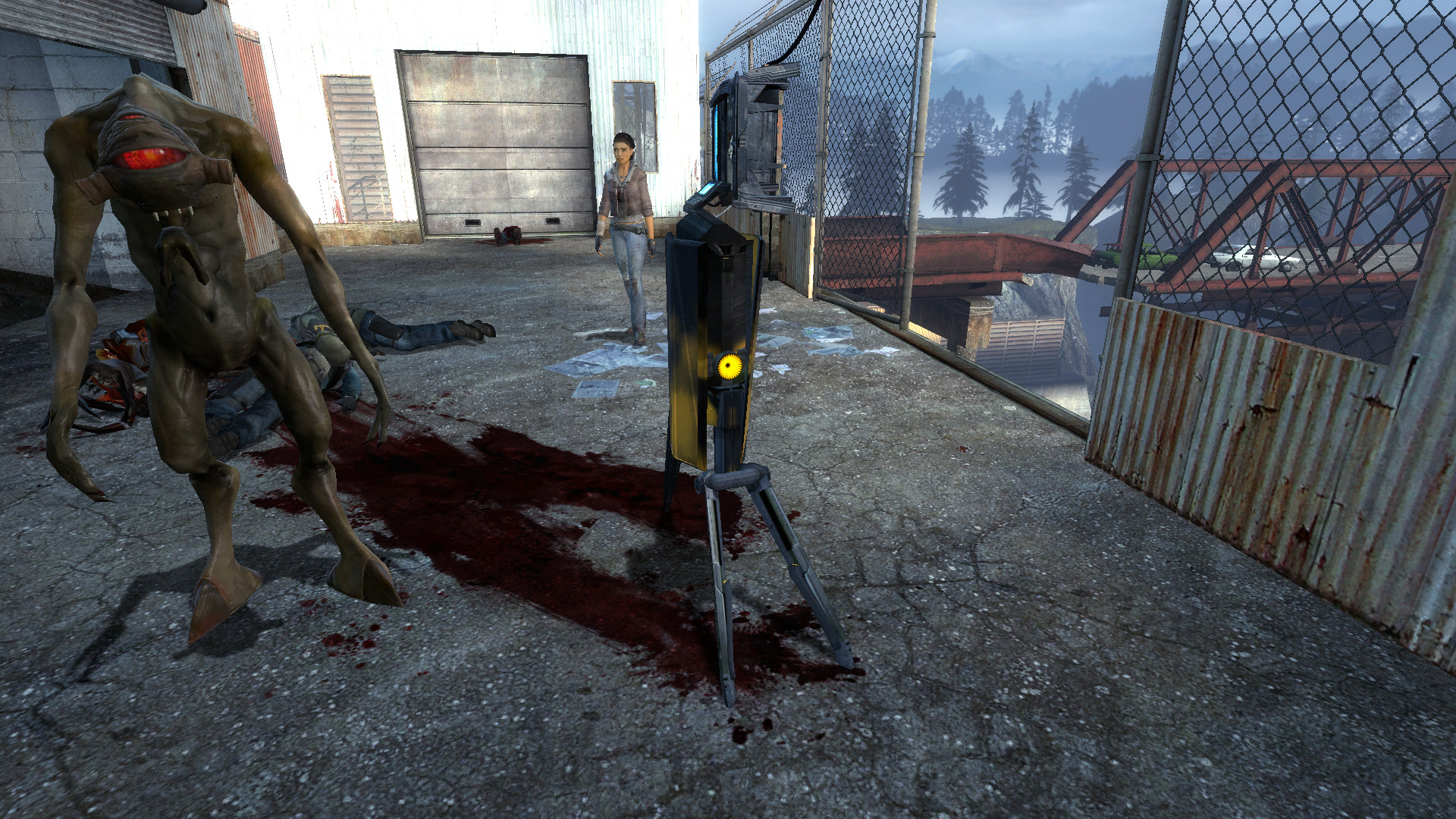 Aperture-Style Combine Turret Mod for Half-Life 2 | HL2 Mods