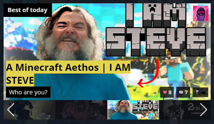 A Minecraft Aethos | I AM STEVE Mod for Friday Night Funkin' | FNF Mods