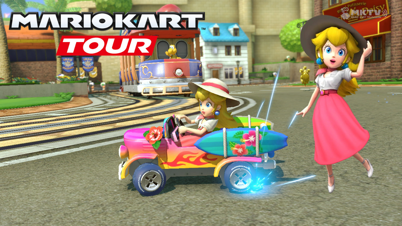 Peach (Vacation) w/ MKT Animations Mod for Mario Kart 8 | MK8 Mods
