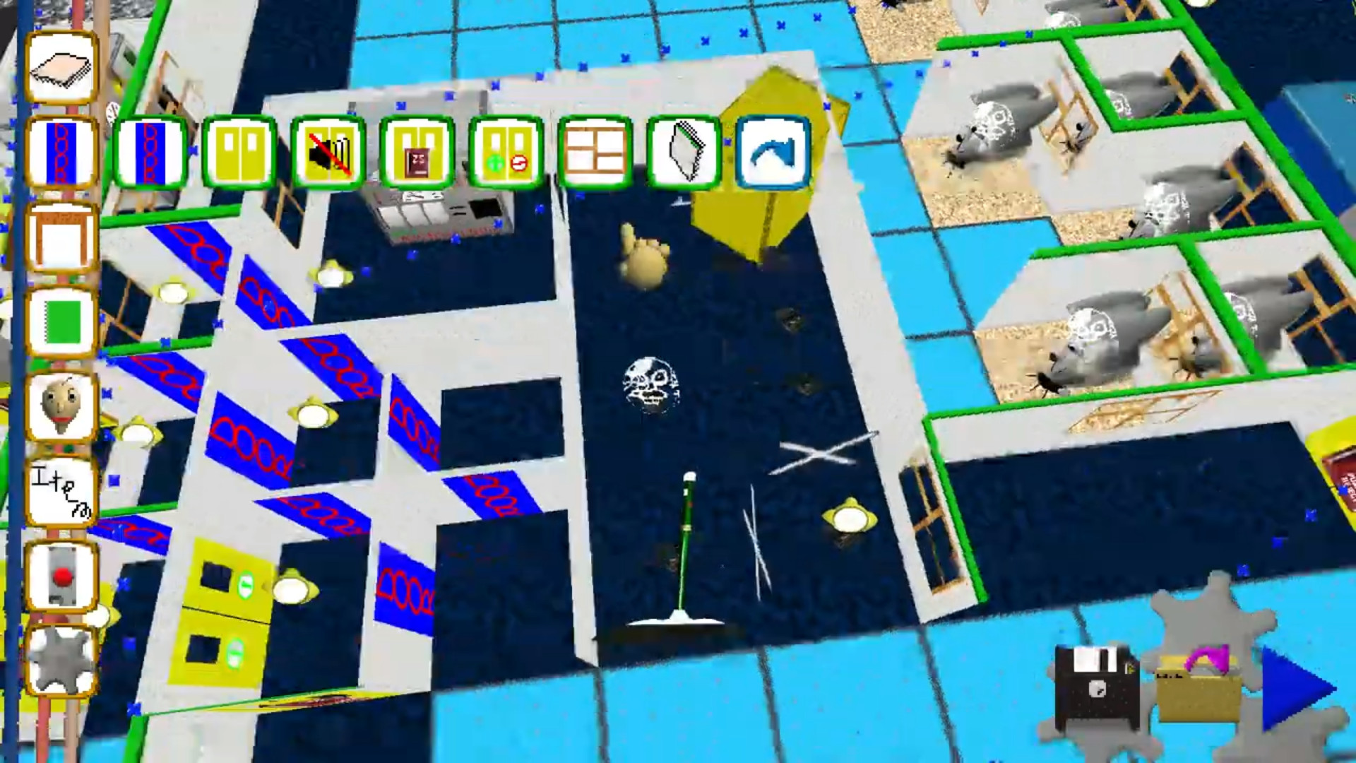DF Bunker Map | EB BB+ Map Mod for Baldi's Basics | Baldi Mods