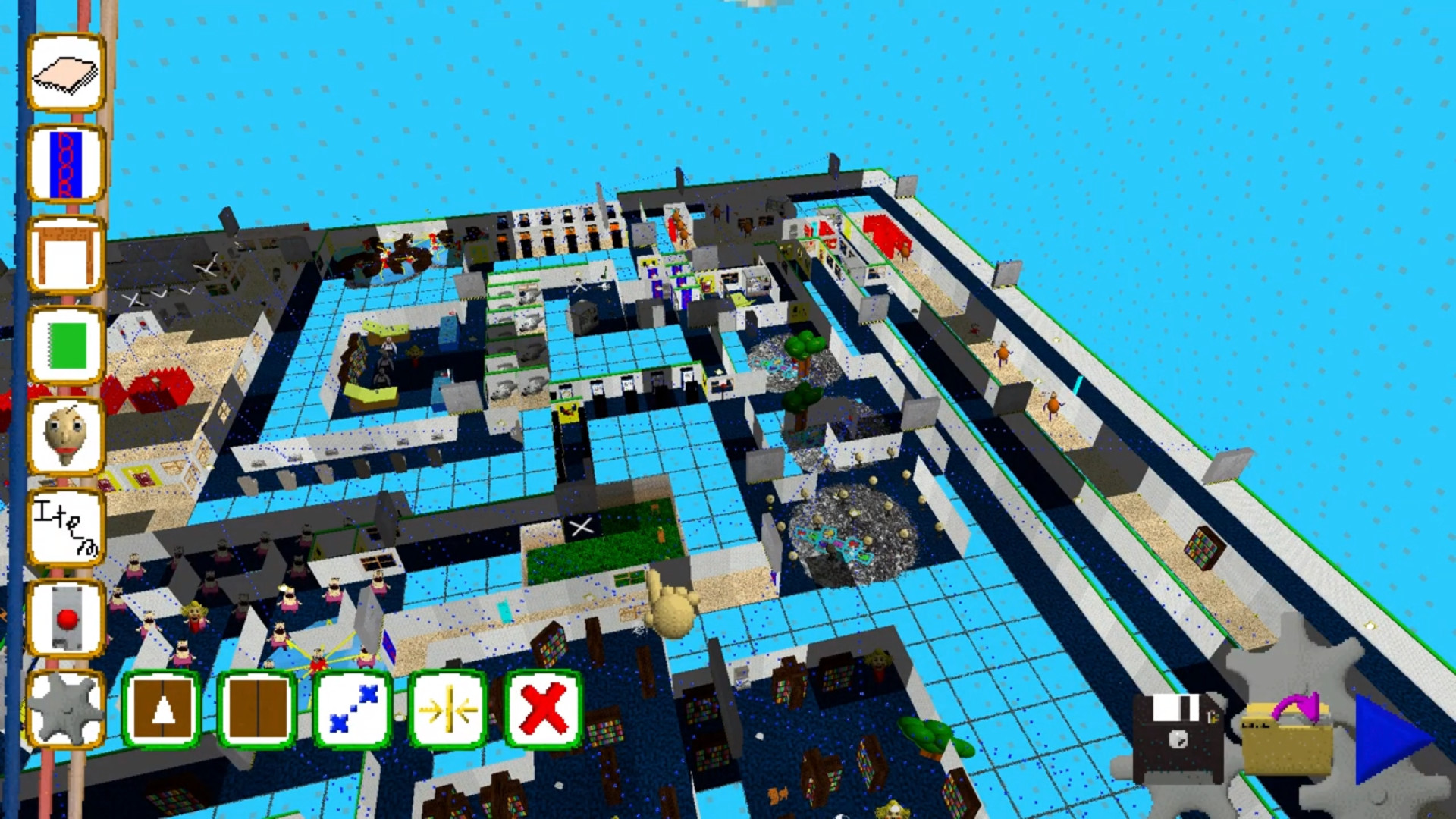 DF Bunker Map | EB BB+ Map Mod for Baldi's Basics | Baldi Mods